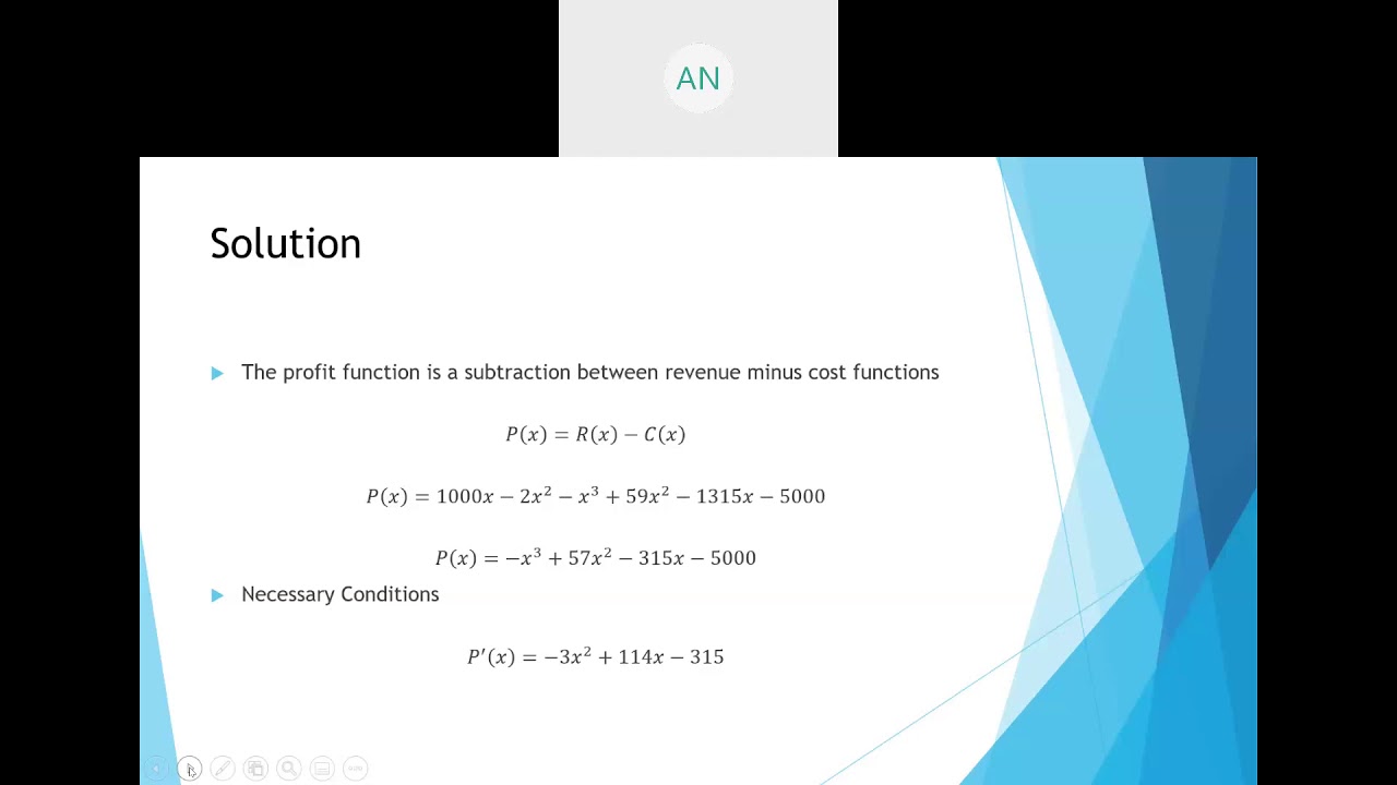Unit 5 Revision Classical Optimization