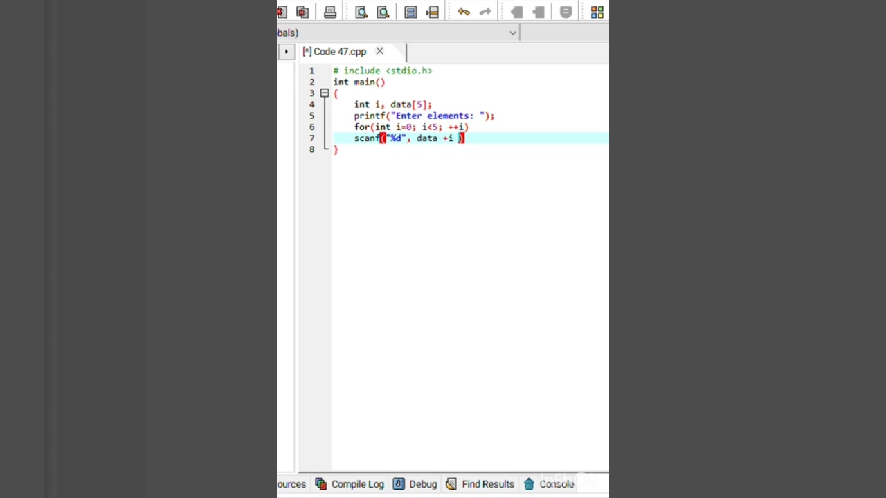 Access Array Elements using pointers#c#coding #shortvideo#CCoderMasters