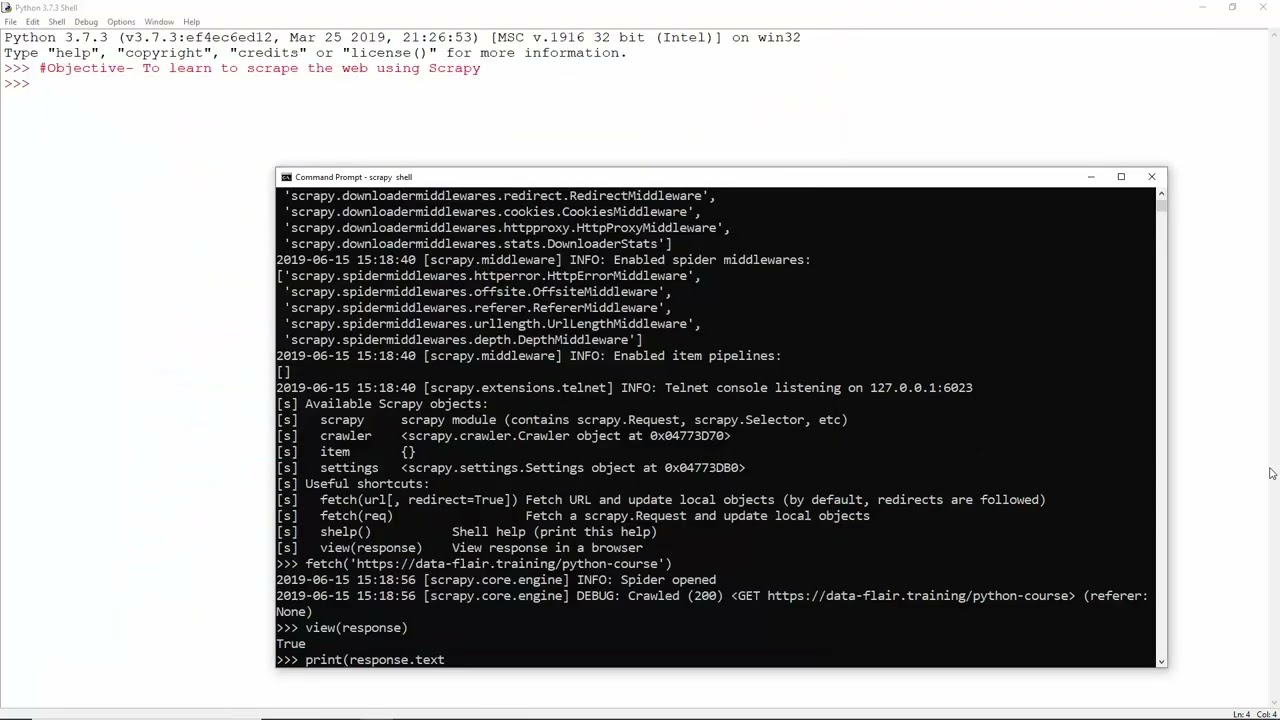 Python Scrapy Practice - Web Scraping Implementation