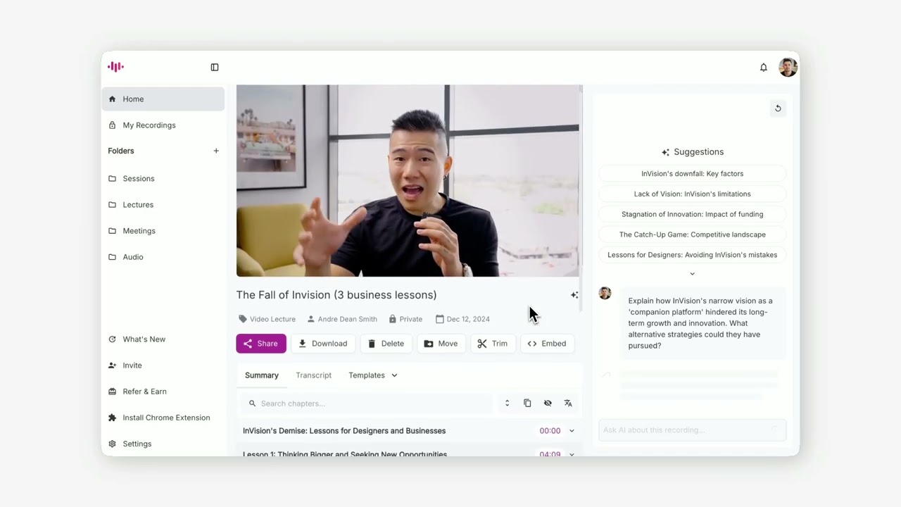 AI Video Summarizer: Turn Long Videos into Quick Notes & Summaries