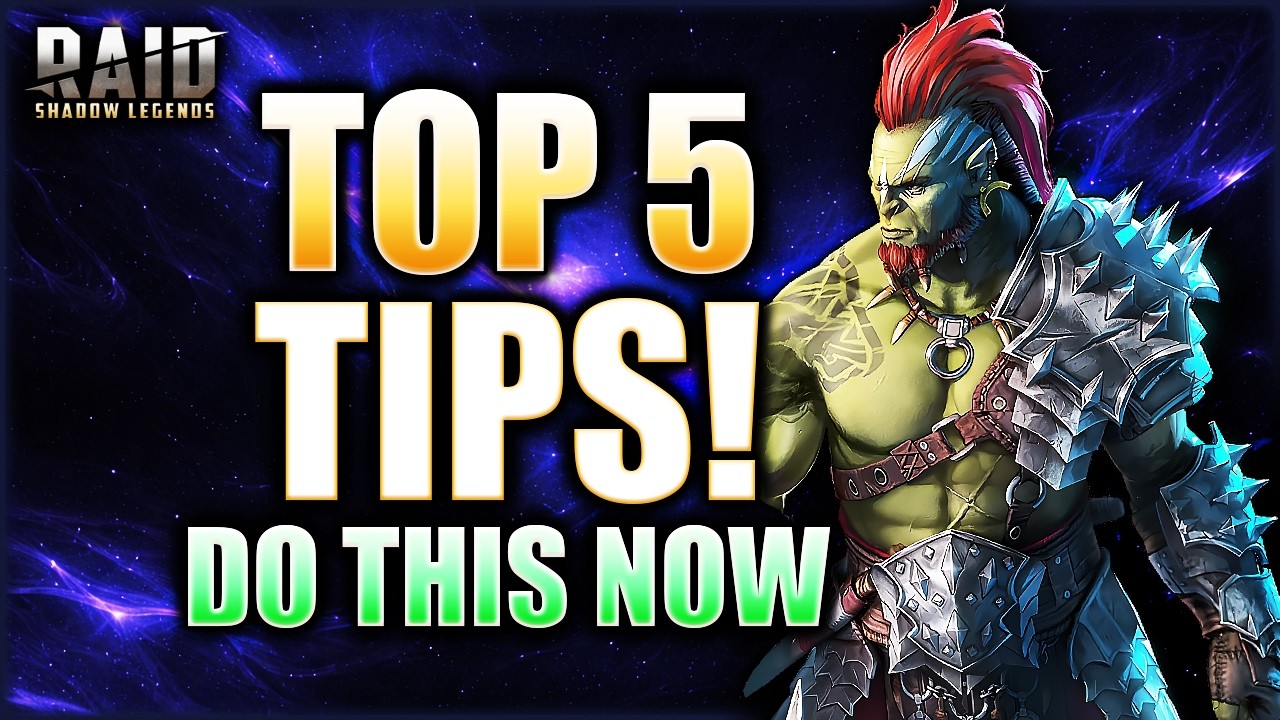 BEST TIPS for NEW PLAYERS - Rapid Beginner Guide & 6 FREE CHAMPIONS ⁂ Raid: Shadow Legends