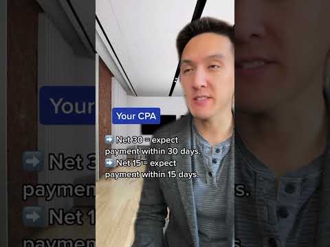 Your CPA helps you get paid for teaching the renegade. Net 15 vs 30! #smallbusiness #shorts