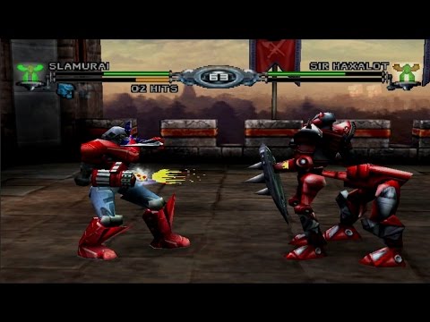 Rock'em Sock'em Robots Arena Gameplay Career Mode (PlayStation,PSX)
