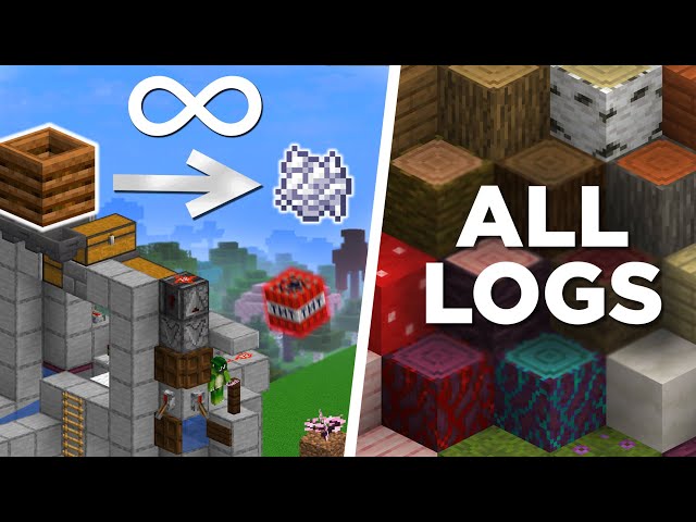 VUNTF V2: A Simple 12 Type Universal Tree Farm | 1.16 - 1.20+ Minecraft Map