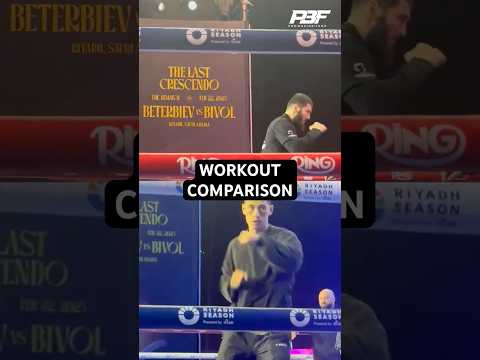 ARTUR BETERBIEV VS DMITRY BIVOL SIDE-BY-SIDE PUBLIC WORKOUT COMPARISON #Shorts