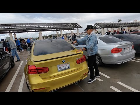 Checking out the South Orange County Cars and Coffee Meet!