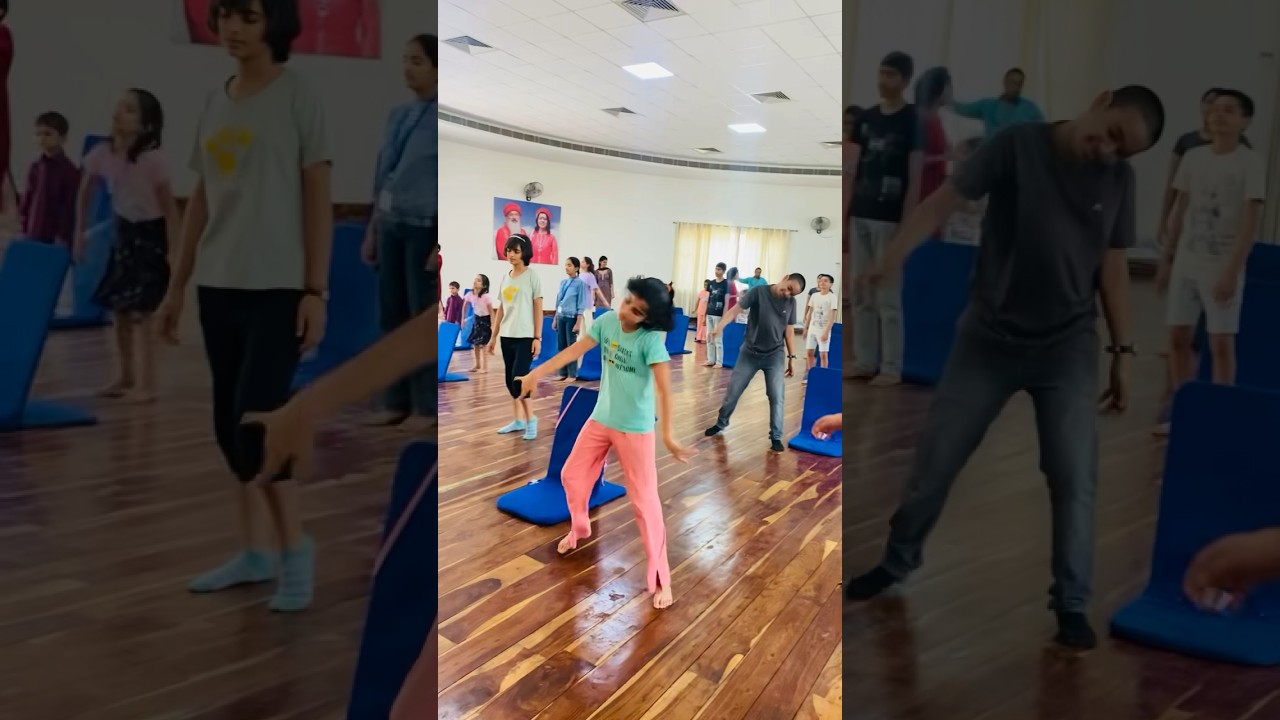 Dynamic Meditation In Osho Ashram By Childrens #osho #oshoashram #children