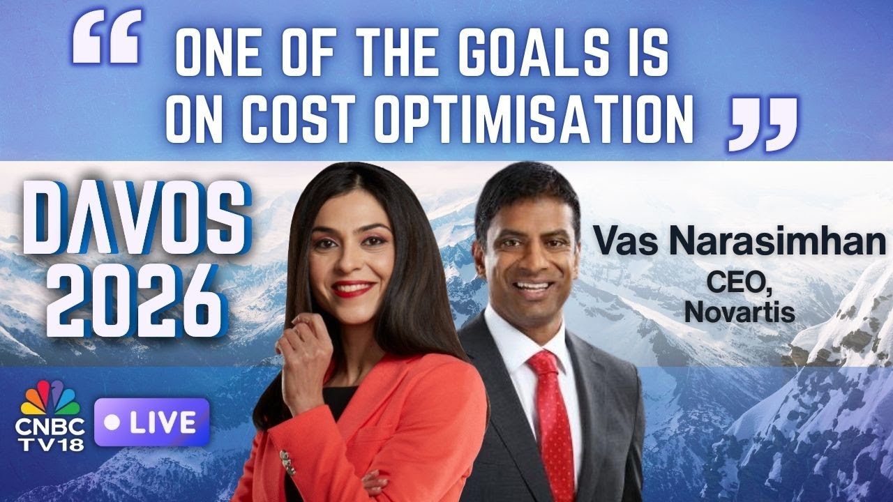 Davos 2026 LIVE | Shereen Bhan In Conversation With Vas Narasimhan, CEO, Novartis | WEF | N18L
