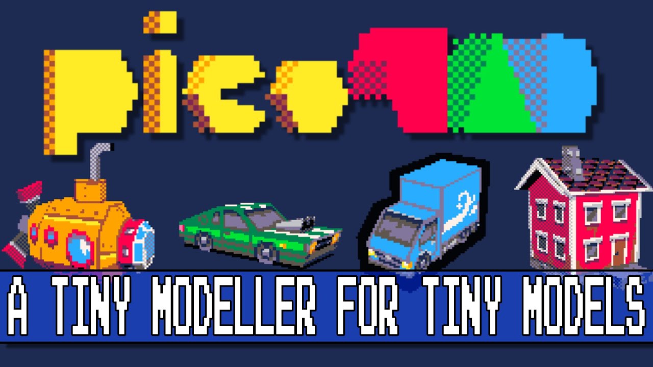 picoCAD -- A Tiny Modeller For Tiny Models