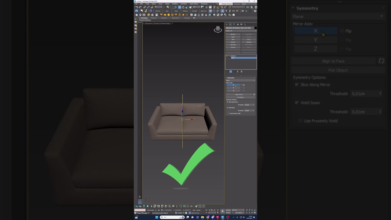 3ds max tips and tricks - Symmetry