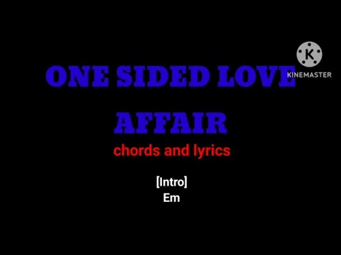 one sided love affair chords and lyrics karaoke