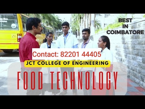 Food Technology | Best college in coimbatore | JCT of Engineering | TNEA 2023 | AlexMaths