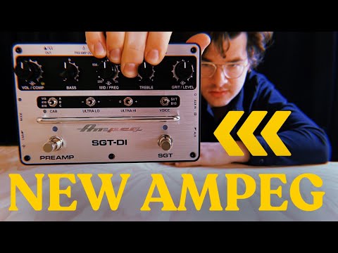 NEW!!! Ampeg SGT-DI Bass Preamp Pedal and DI | Reverb