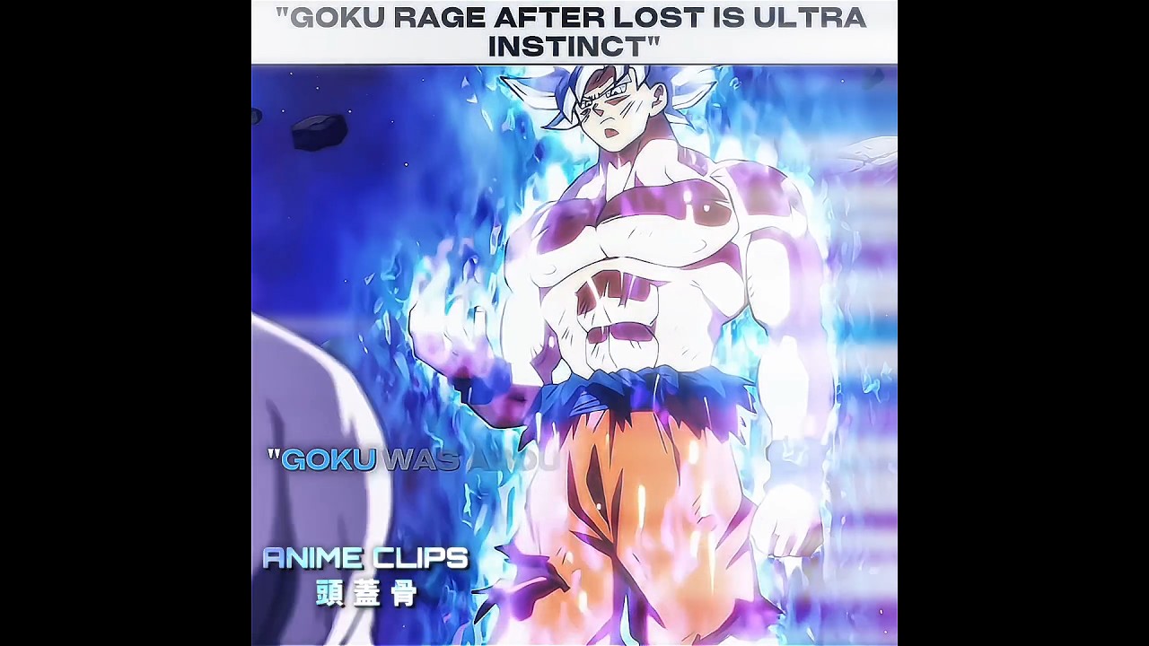 GOKU RAGE AFTER LOST IS ULTRA INSTINCT 🥶...