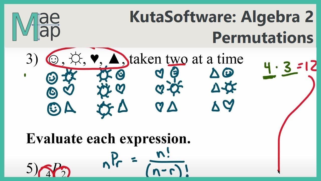 KutaSoftware: Algebra 2- Permutations