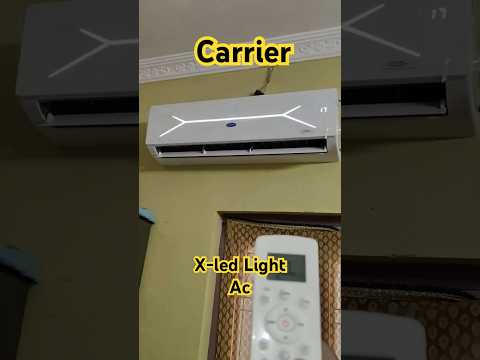 Carrier x led light split Ac | Carrier light Ac | carrier Xpert lumo split Ac 2025 #carrier #ac