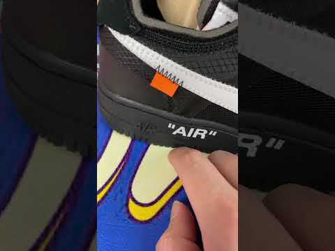 Uboxing Nike Air Force 1 Low Off-White Black White