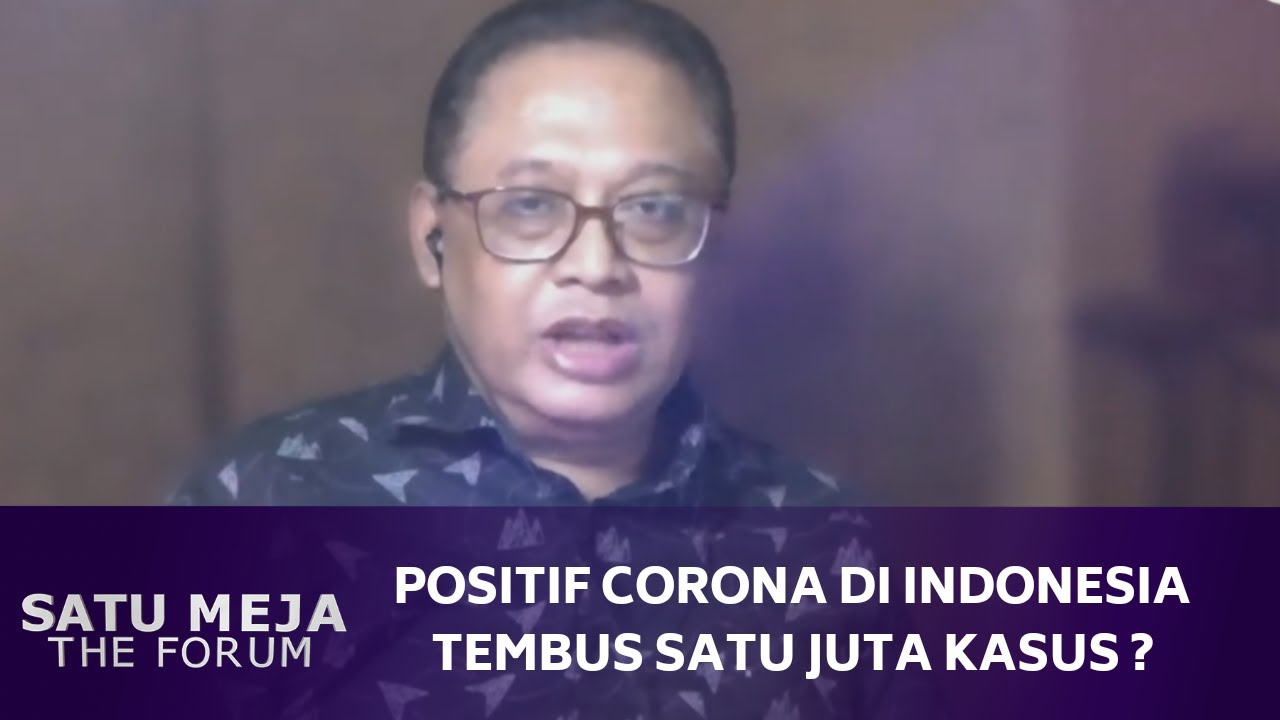 Positif Corona di Indonesia Tembus Satu Juta Kasus? - SATU MEJA THE FORUM