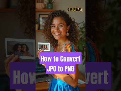 Easiest Way to Convert JPG to PNG Using AI!