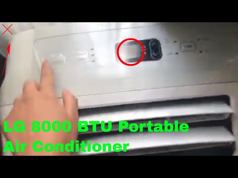 ✅ How To Use LG 8000 BTU Portable Air Conditioner Review