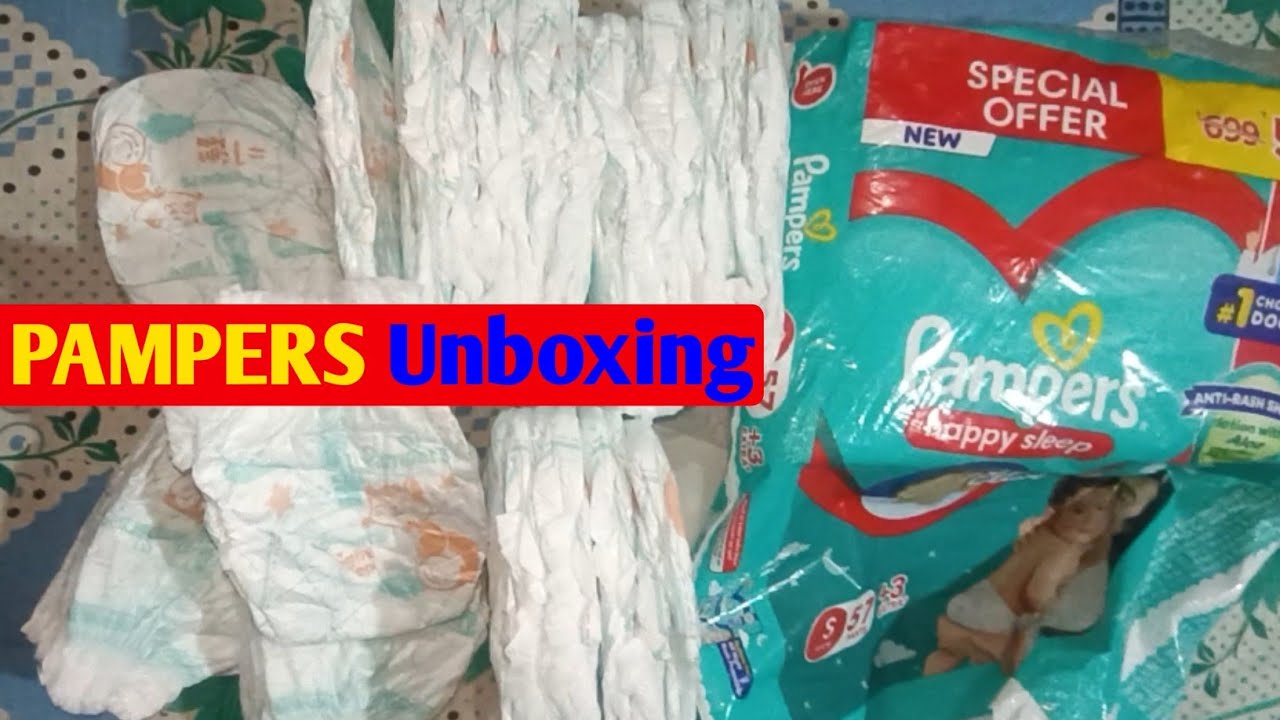 Pampers Happy Sleep Unboxing 60 Pants In One Pocket Price ₹599