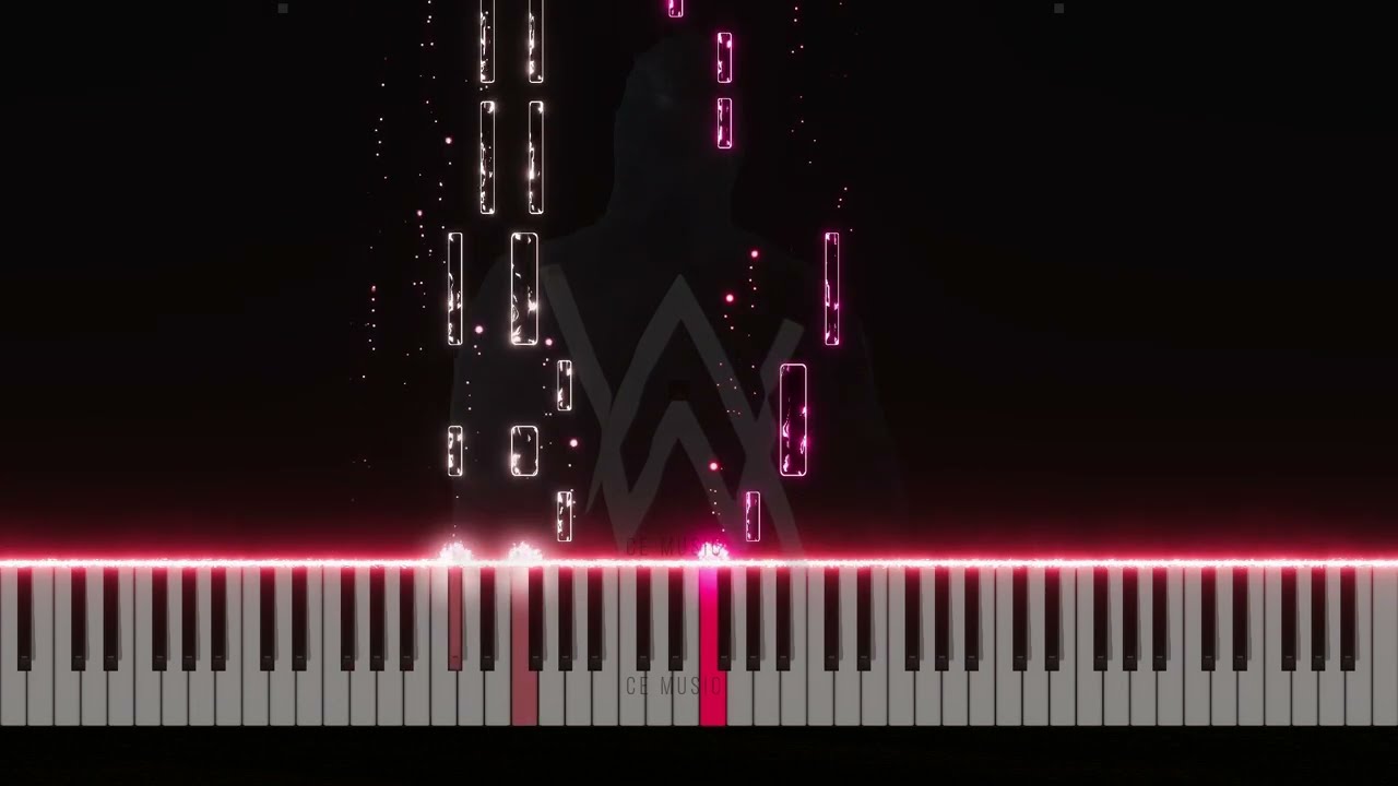 Faded - Alan Walker | EASY Piano Tutorial (with music sheet)