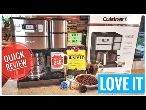REVIEW Cuisinart SS-GB1 Coffee Center Grind & Brew Plus Single Serve K-Cup Cofee Maker HOW TO MAKE