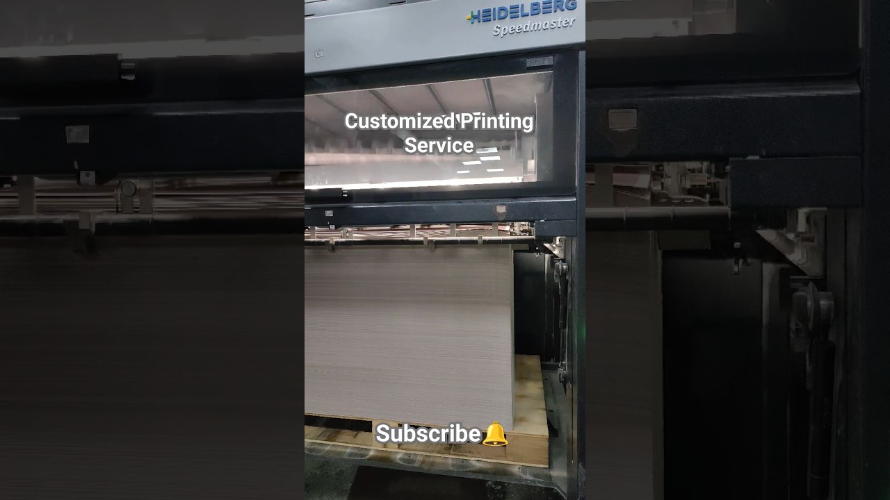 We offer custom printing services, CMYK printing, Pantone color printing, and finishing processes.