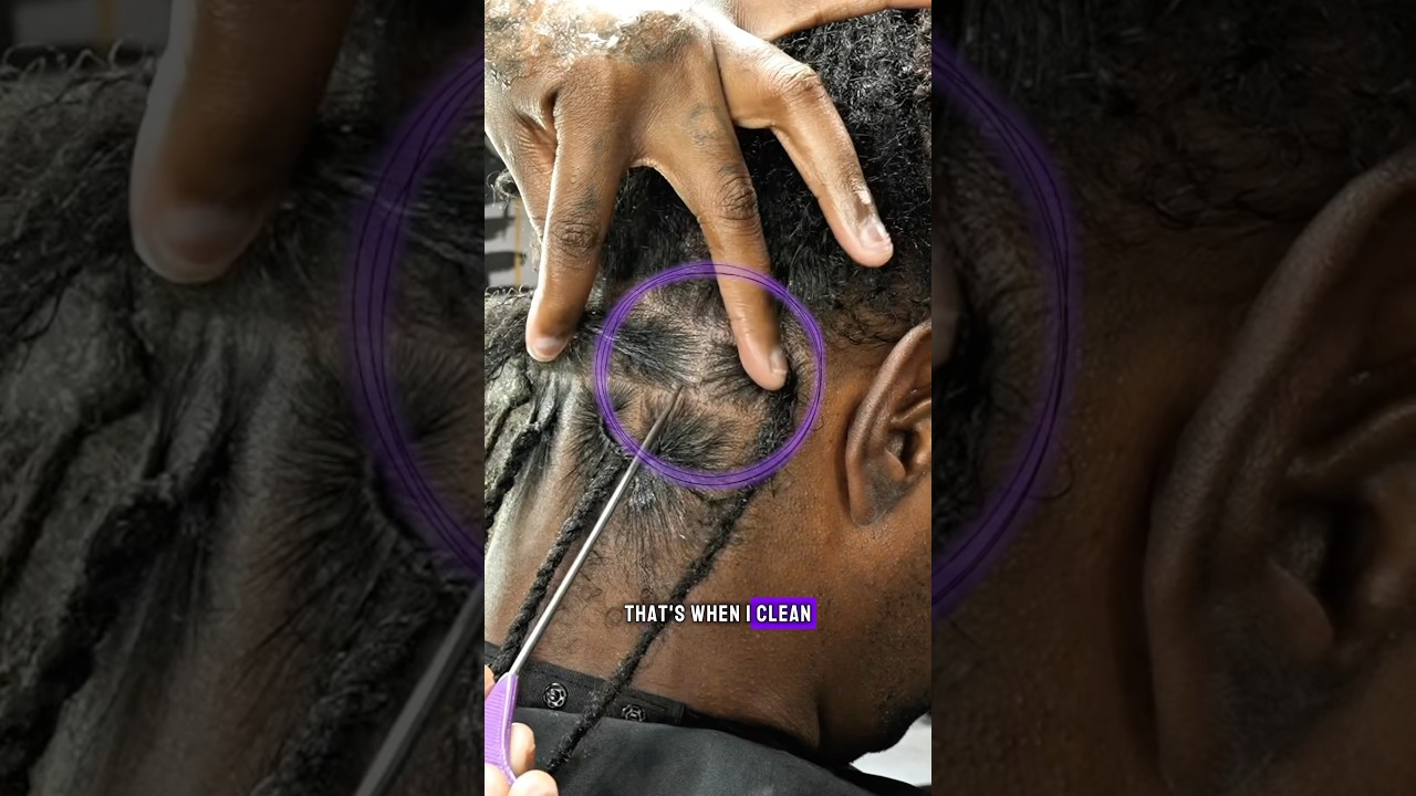 Loc Retwist Tutorial #locs #retwist #dreads #dreadlocks #loctician #loctips #tutorial
