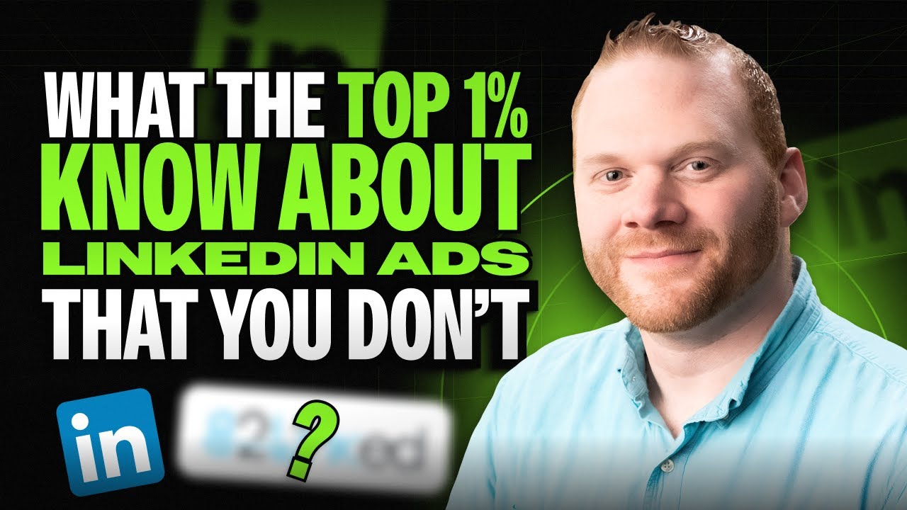 How to Cut Your LinkedIn Ad Costs in Half | AJ Wilcox