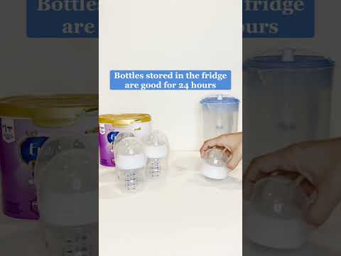 How to prep a full day of formula bottles
