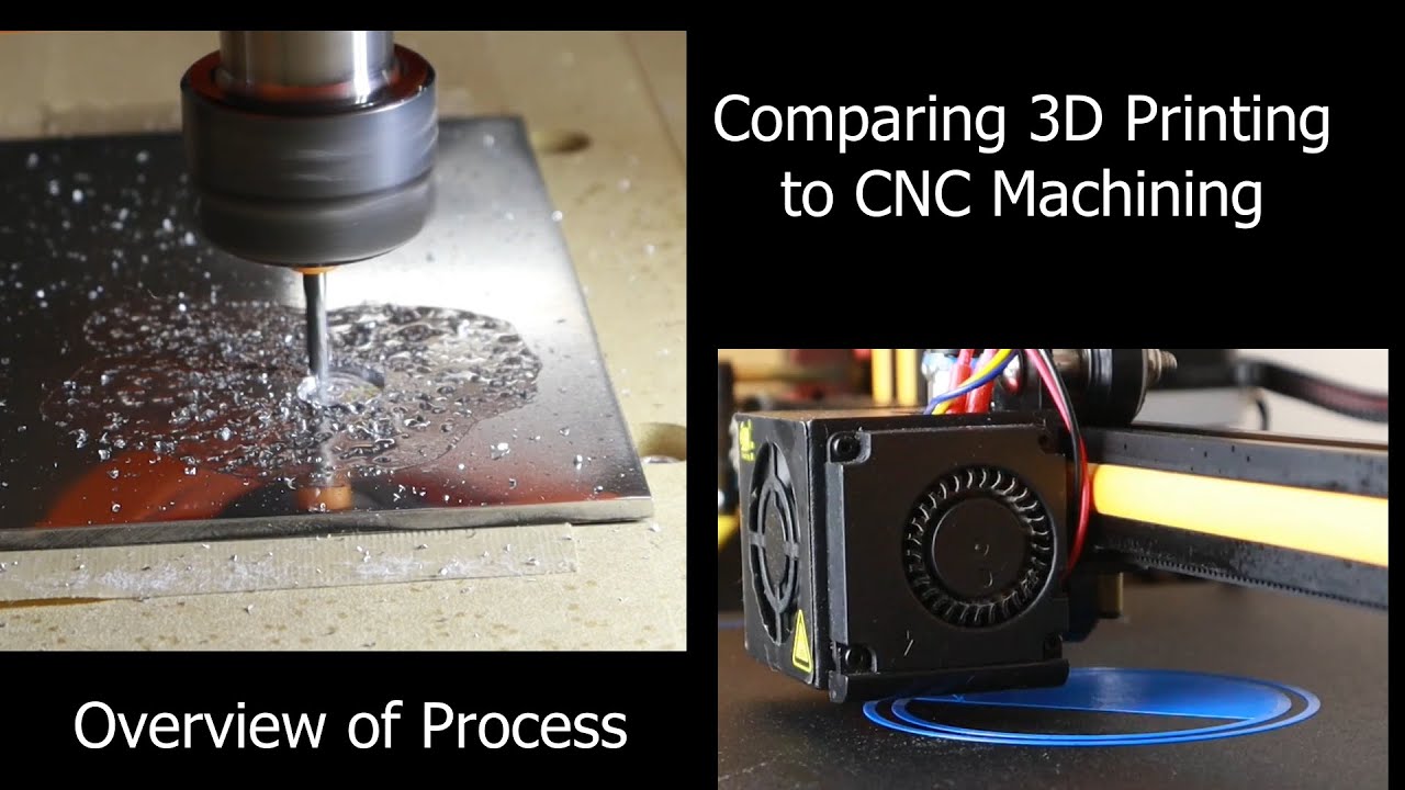Comparison Between 3D Printing and CNC Milling