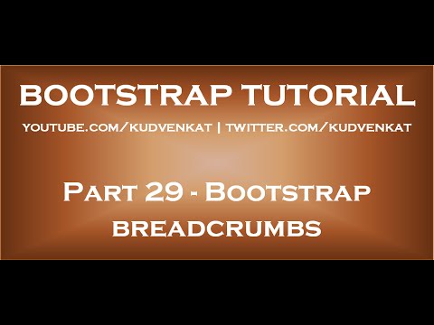 Learn Bootstrap breadcrumbs - Mind Luster