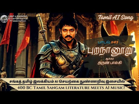 புறநானூறு 42 Tamil Sangam Literature #purananuru - #ai Song #arun_balki #tamil #history #புறநானூறு