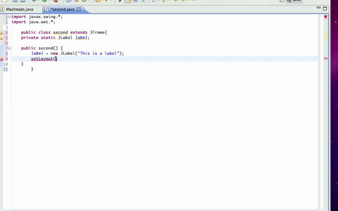 Java GUI Lesson 2 | JLabels