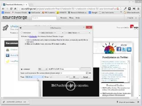 Install UNetbootin and Backtrack on USB Flash Drive