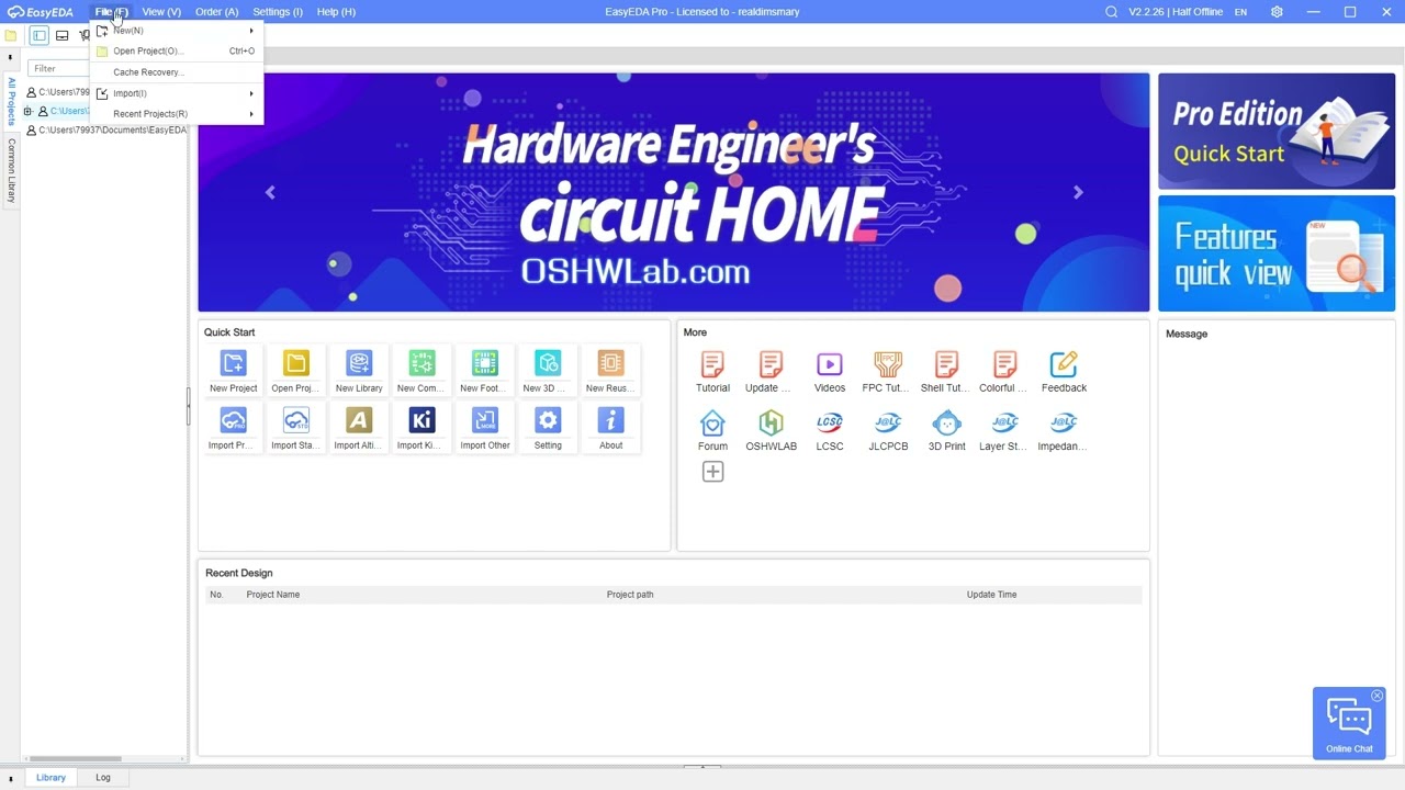 1.4 Create Project