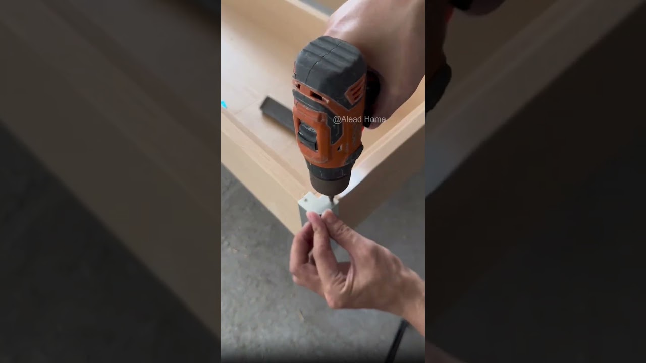 Bedroom floating bed installation.#aleadhome  #highendcustom