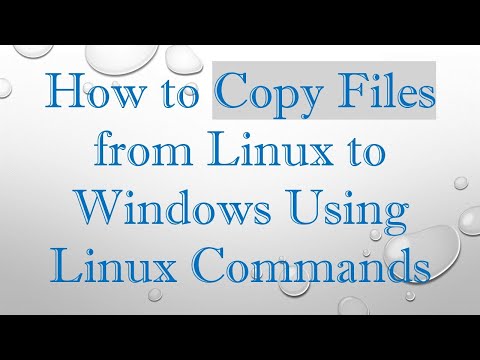 How to Copy Files from Linux to Windows Using Linux Commands