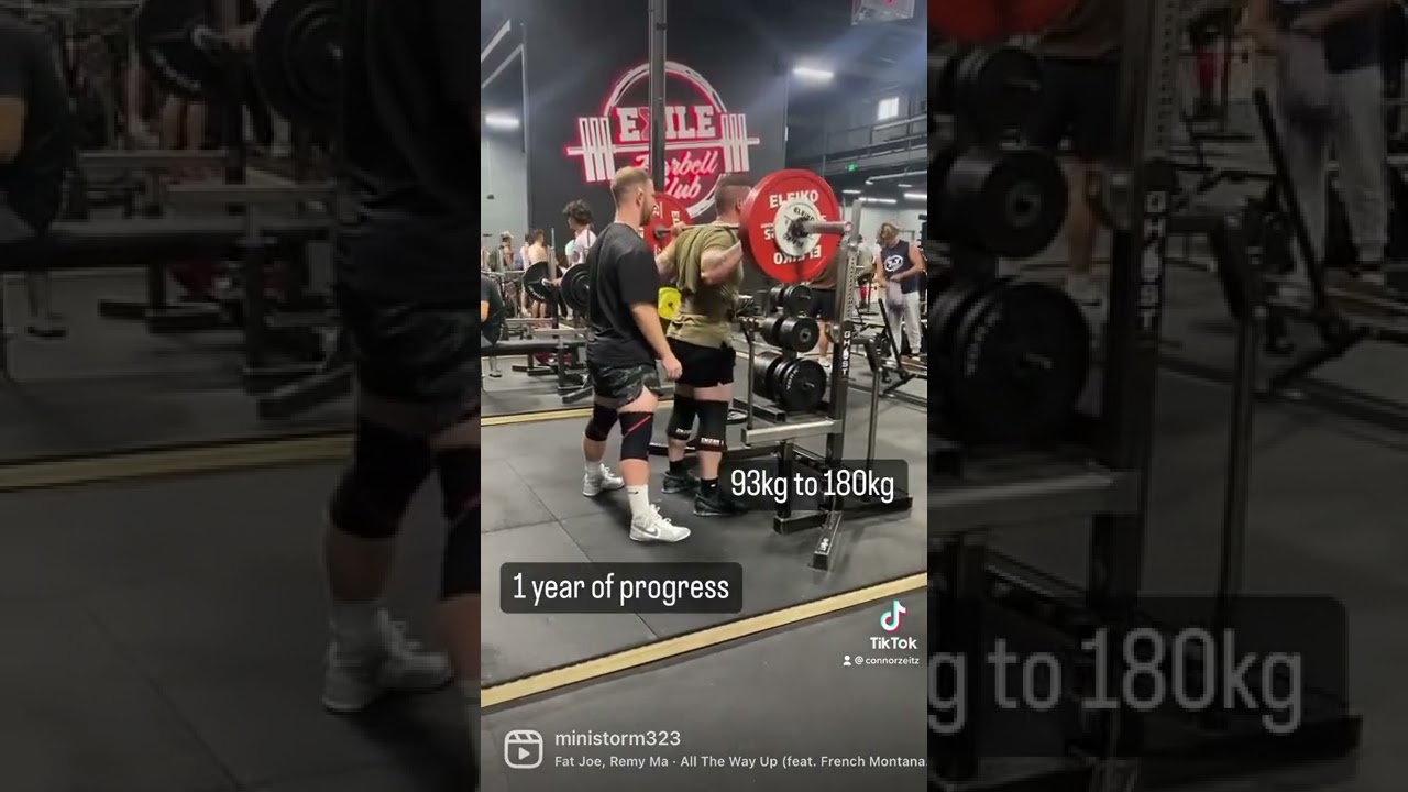 1 year of progress #powerliftingmotivation #usapowerlifting #gym #powerlifting #exilefitness #istep