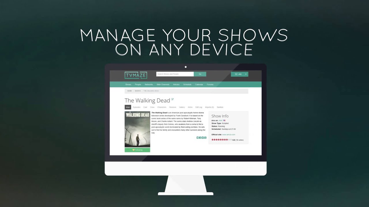 Keep track of your favorite TV shows!