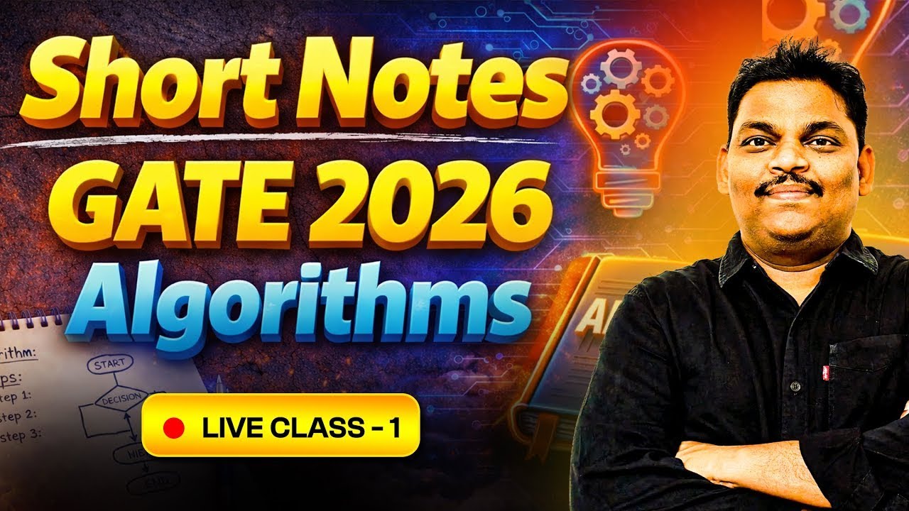 Algorithms Short notes  |  full subject revision | Gatecse | Gateda | Dsa