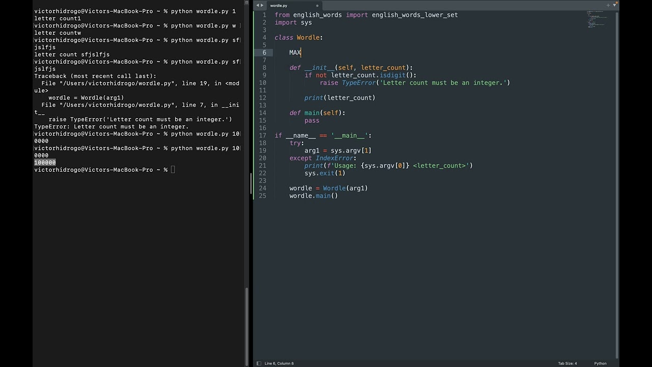 Python Tutorial: Wordle CLI