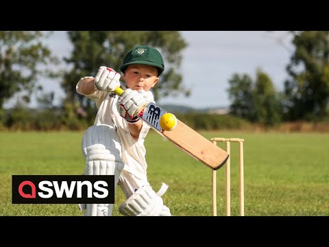 Meet the cricket sensation aged THREE who started playing before he could walk | SWNS