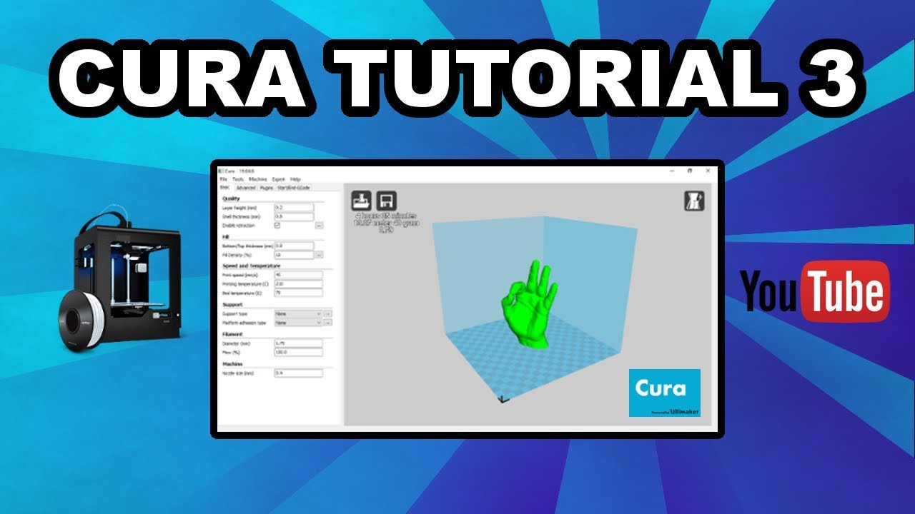 Beginner Cura Tutorial 3 - Basic Settings