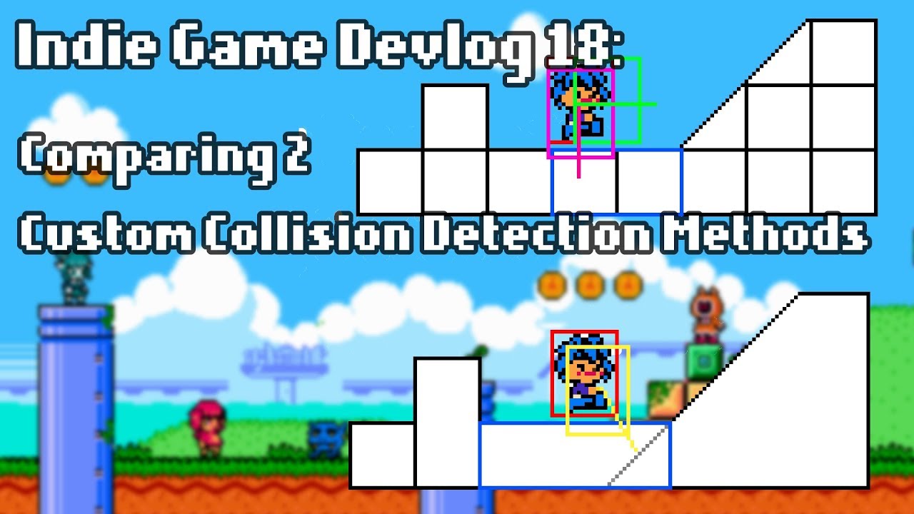Indie Game Devlog 18 : Comparing 2 custom Collision Methods