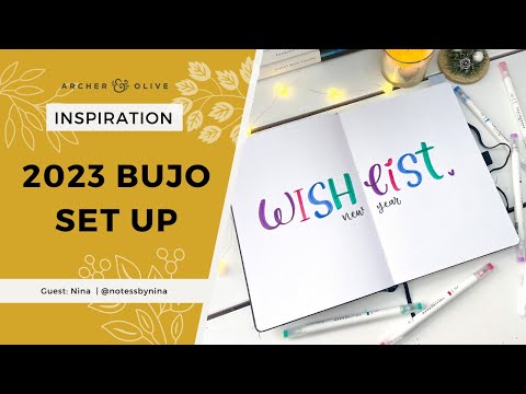 Top 5 Spreads For Your 2023 New Bullet Journal Set Up | Relaxed Plan With Me