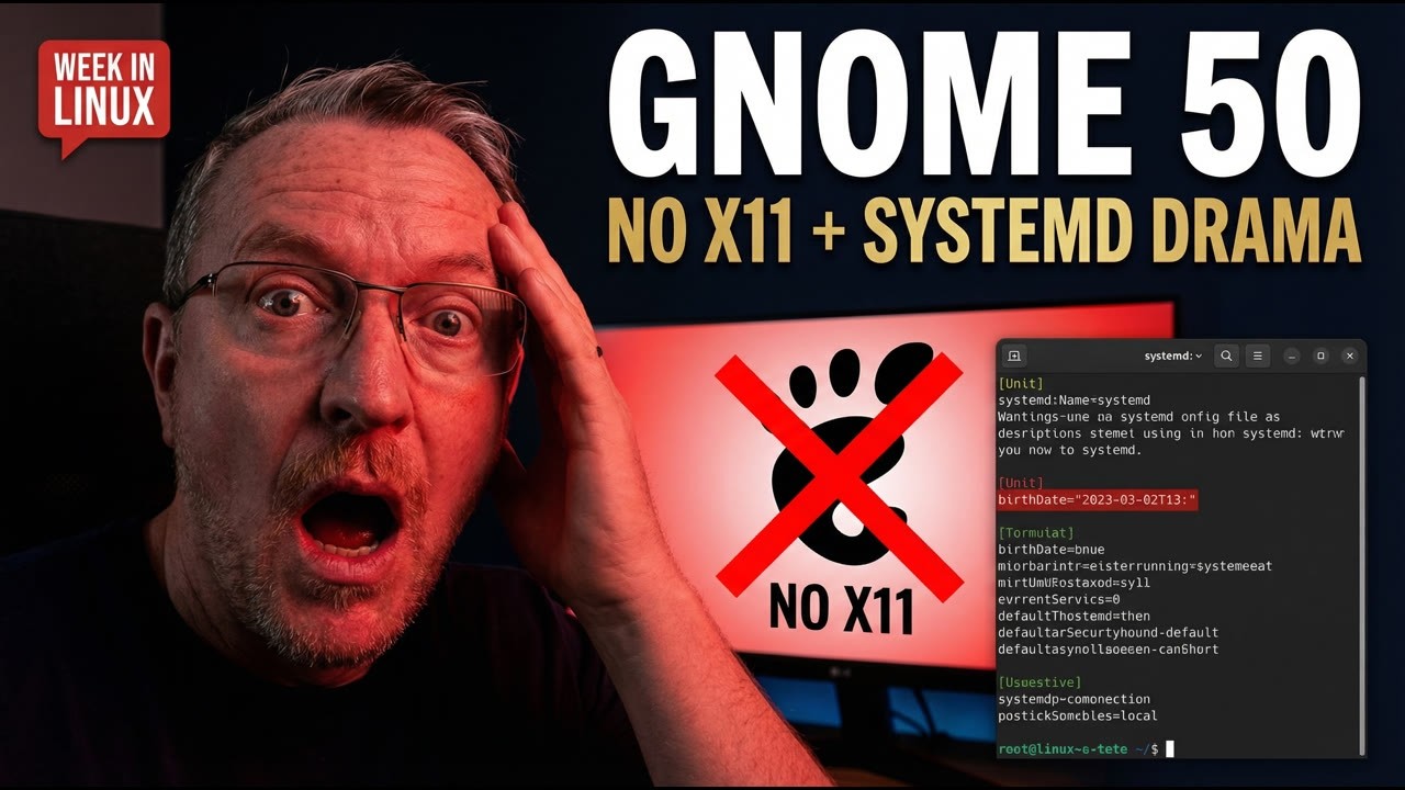 Linux Distros React to GNOME 50 & systemd Drama
