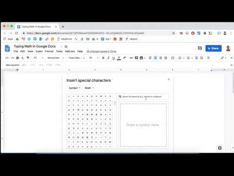 Typing the Degree Symbol in Google Docs