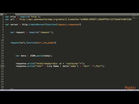 Learn Learning Node js 11 x Building a Simple Climate App with API | packtpub com - Mind Luster